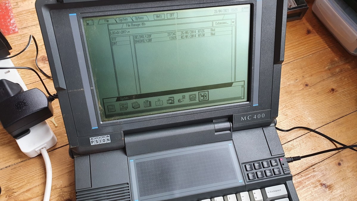 Retrocomputing – getting re-acquainted with the Psion Series 3a and ...